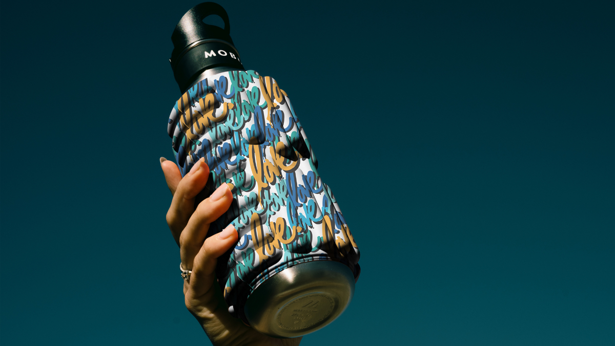 Mobot®: Original Foam Roller Water Bottle for Therapy & Hydration